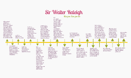 Sir Walter Raleigh Timeline by Megan Bergeron on Prezi
