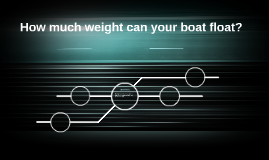 How much weight can your boat float? by Serenity Miller on Prezi
