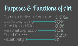 Purposes and functions of art by Heather Skender on Prezi