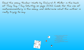 Metacommentary by Catherine Rainey on Prezi