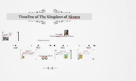 Timeline of The Kingdom of Aksum by Tserry Myers on Prezi