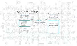 Synergy and Dysergy by Joey James Discipulo on Prezi