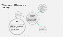 The person who invented homework was an Italian inventor id by Connor ...
