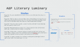 A&P Literary Luminary by Morgan Fleming on Prezi