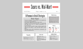 Sears vs. Walmart by Nick Cosfol on Prezi