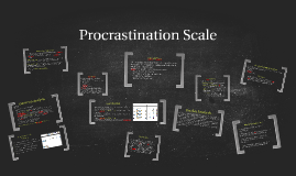 Active Procrastination Scale by Jennifer Pause on Prezi