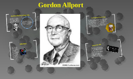 Gordon Allport (1897-1967) Teoria da Personalidade by Alex Ferreira on ...