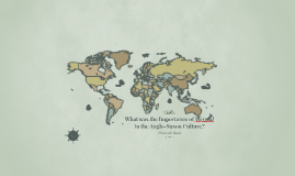 What was the Importance of Wergild in the Anglo-Saxon Culture? by on Prezi