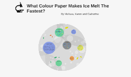 What Colour Paper Makes Ice Melt The Fastest? by Melissa Chen on Prezi