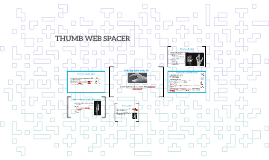 THUMB WEB SPACER by Lavanya N on Prezi