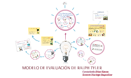 MODELO DE EVALUACIÓN DE RALPH TYLER by karen diaz on Prezi