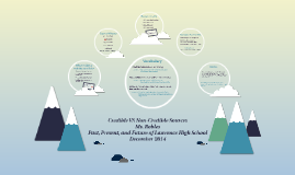 Credible VS Non-Credible Sources by Ainsley Robles on Prezi