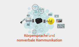 Körpersprache und nonverbale Kommunikation by Maria Heinemann on Prezi