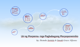Uri ng Morpema by Brando Arriola on Prezi