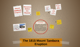 1815 Mount Tambora Eruption - Disasters Project by Prezi Person on Prezi