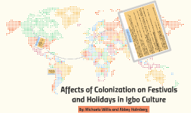 Colonization Igbo Culture
