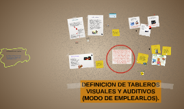 DEFINICION DE TABLEROS VISUALES Y AUDITIVOS (MODO DE EMPLEAR by alfredo ...