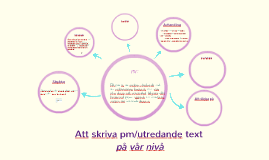 Att skriva pm/utredande text by Ingela Richert on Prezi