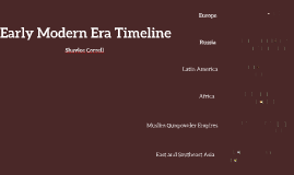 Early Modern Era Timeline by Shaylee Correll on Prezi