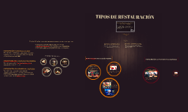 TIPOS DE RESTAURACIÓN by Isabel Villa on Prezi