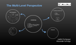 The Multi-Level Perspective by Alexander Schrage on Prezi