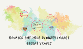 How did the Ming Dynasty impact global trade? by brenda portillo on Prezi