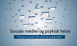 Sosiale medier og psykisk helse by on Prezi