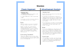 Classic Argument Structure vs. Ad Analysis Essay by Rebecca Agosta on Prezi