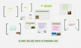 10 Ways You Use Math In Everyday Life by Bryant Luong on Prezi
