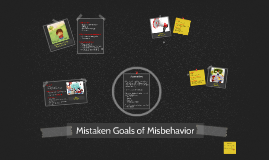 Mistaken Goals of Misbehavior by on Prezi