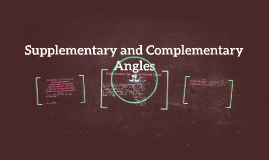 Supplementary and Complementary Angles: Real life objects by Jean Kim ...