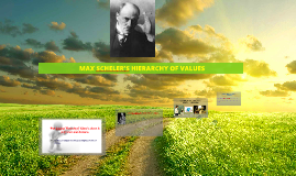 MAX SCHELER'S HIERARCHY OF VALUES by khyelleqoh reyes on Prezi