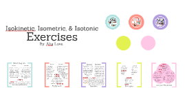 Isokinetic, Isometric, & Isotonic Exercises by Alia Love on Prezi