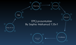 EPQ presentation by sophie mohamed on Prezi