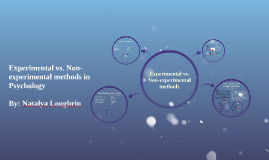 Experimental vs. Non-experimental methods by Natalya Loughrin on Prezi