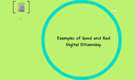Examples of Good and Bad Digital Citizenship by Paula Hardy on Prezi