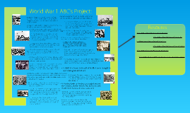World War 1 ABC's Project: by Kerri Champion on Prezi