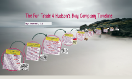 The Fur Trade & Hudson's Bay Company Timeline by Joanna Li on Prezi