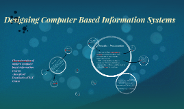 Characteristics of Modern Computer based information systems by Racheal ...