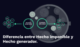Diferencia entre Hecho imponible y Hecho generador. by Marcela Reyes ...