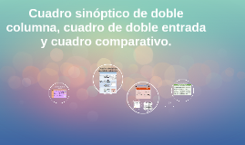Cuadros de doble columna. by Sofia Sarmiento Sanchez on Prezi