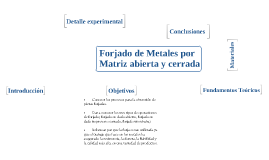Manufactura de forjado de metales por matriz abierta y cerrada by Jose ...