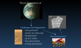 The colonization of Titan by Denise Lipscombe on Prezi