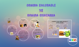 Comida saludable vs comida chatarra by Alejandra Gutiérrez on Prezi