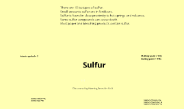 Superhero Sulfur by Rayne Deffenbaugh on Prezi