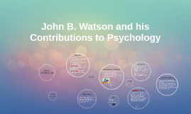 John B. Watson and his Contribution to Psychology by elli manzella on Prezi