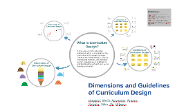 Dimensions and Guidelines of Curriculum Design by Jana Pradez on Prezi