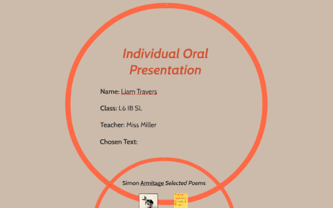 Individual Oral Presentation by Liam Travers on Prezi