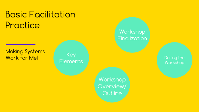 Basic Facilitation Practice by Making Systems Work for Me on Prezi