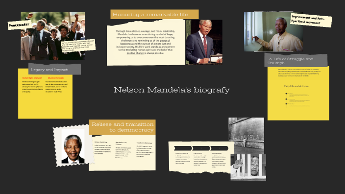 Biografia Di Nelson Mandela by Carlotta Marconi on Prezi